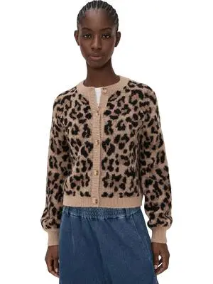 The Great. The Windsor Cardigan - Leopard