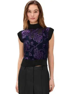 Rachel Comey Orin Top - Midnight Purple