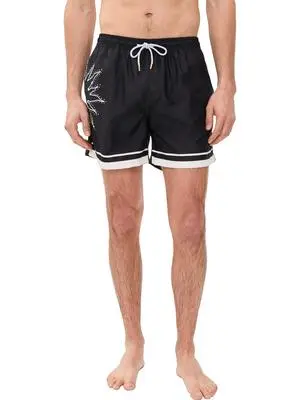 ANCORA 5.5" Virela Swim Trunks - Black