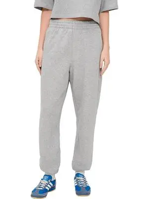 Adidas Essentials Loose Fleece Joggers - Medium Grey Heather