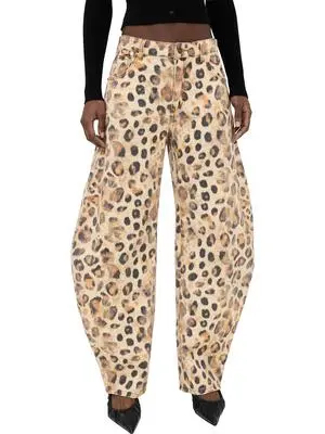 Lioness Horseshoe Jeans - Leopard