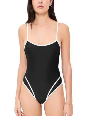 Solid & Striped The Sawyer One Piece - Noir