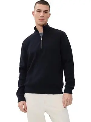 Nn07 Danny Half Zip Sweater - Navy Blue