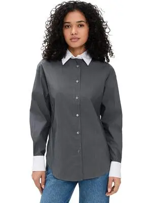 Sold Out NYC Micro Stripe Shirt - Charcoal Stripe