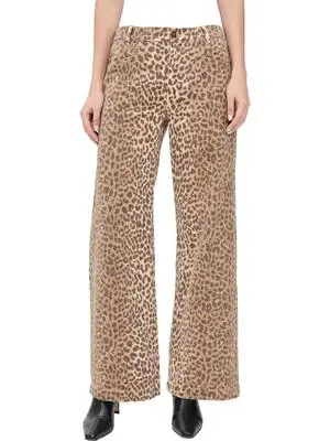 Xirena Nixon Leopard Print Pants - Sable