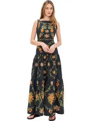 Agua Bendita Abeja Cordillera Maxi Dress - Multicolor