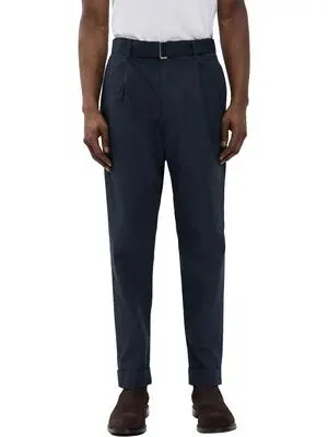 Officine Générale Hugo Cotton Poplin Pants - Dark Navy