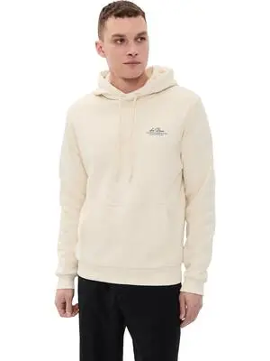 LES DEUX Ben Globe Hoodie - Ivory