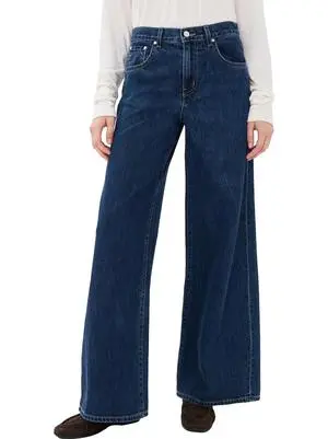TWP Tiny Dancer Wide Leg Jeans - Dark Stone