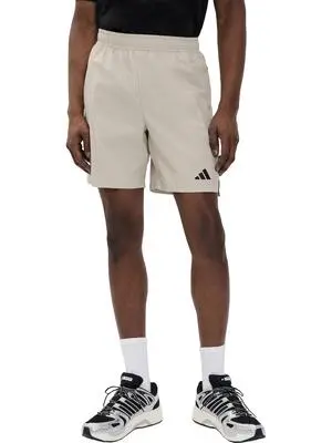 Adidas Designed For Training Workout Shorts 7 - Wonder Alumina