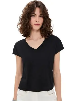 Z Supply Modern V-neck Tee - Black