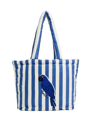 Farm Rio Parrot Stripe Terry Tote - Multi