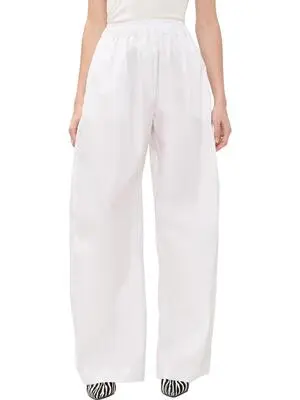 THE LATEST Dora Poplin Pants - White