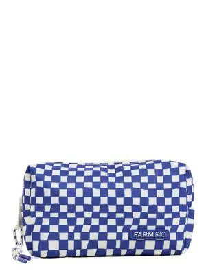 Farm Rio Check Patterned Pouch - Multi