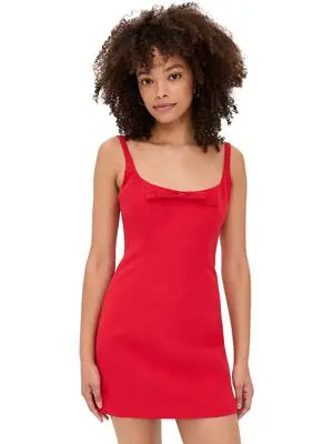 Sandy Liang Naomi Mini Dress - Red