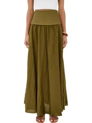 Johanna Ortiz Empowerment Movement Ankle Skirt - Green