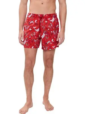 Vilebrequin Moorise Swim Trunks - Coquelicot