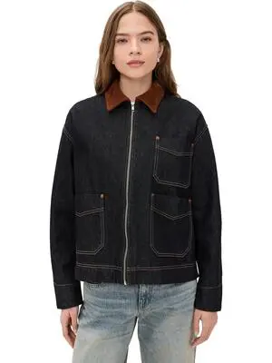 SLVRLAKE Casey Square Worker Jacket - Empty Sky