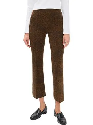 Rag & Bone Irina Ponte Jacquard Kick Flare Trousers - Lep