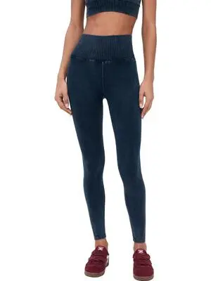 Free People Good Karma Ankle Leggings - Navy