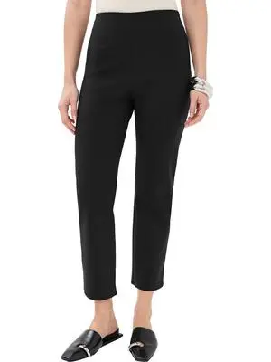 RÓHE Cigarette Scuba Trousers - Black