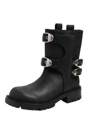 Marc Jacobs The Kiki Moto Ankle Boots - Black