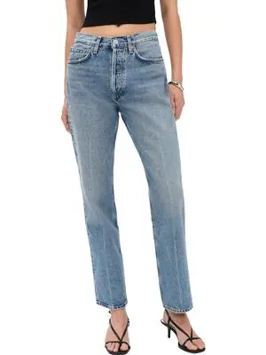 AGOLDE Lana High-rise Straight Jeans - Brink