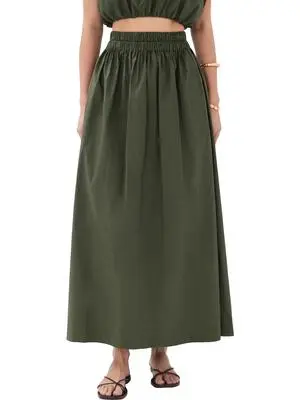 Mikoh Delia Maxi Skirt Loden