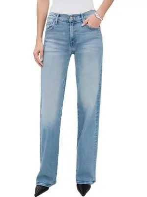 MOTHER The Mid Rise Maven Sneak Jeans - Blowing In The Wind