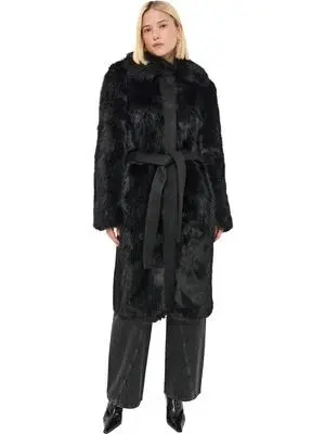 LA LIGNE Faux Fur Alpine Coat
