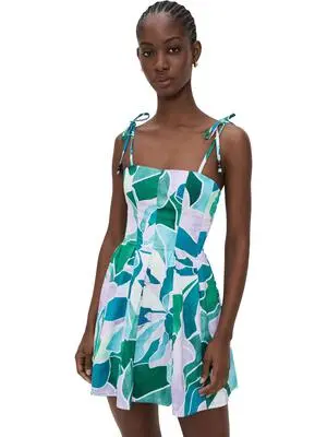 Peixoto Paisley Print Mini Dress - Crystal Isle