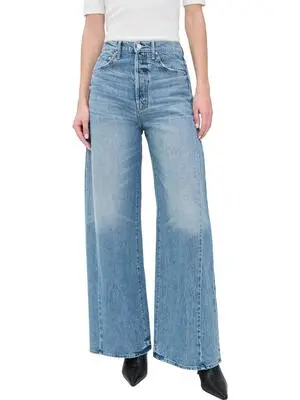 MOTHER The Pipe Dream Button Sneak Jeans - Folk Star