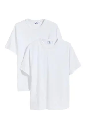 POWER GOODS Archive Tee 2 Pack - White
