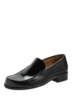 LEMAIRE Patent Leather Loafers - Black