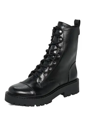 Larroude Trinity Leather Boots - Black