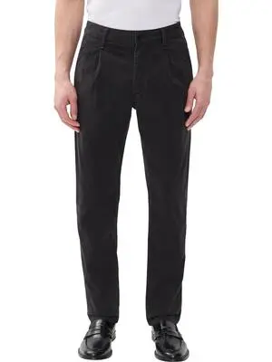 Rag & Bone Evan Pleated Chino Pants - Black