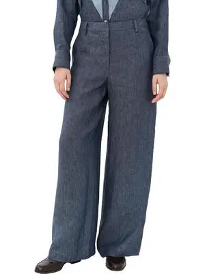 TWP Dylan Hemp Pants - Medium Indigo