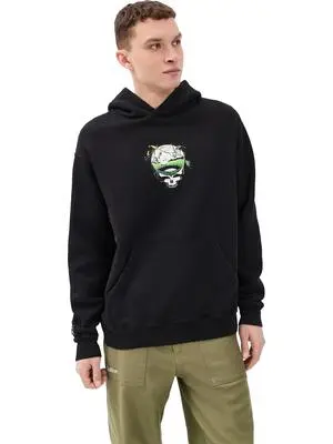 MALBON X Grateful Dead Fesque Hoodie - Black