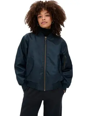 ANINE BING Leon Bomber Jacket - Midnight Blue