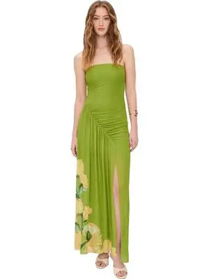Bec & Bridge Citrina Strapless Maxi Dress - Aniya Floral