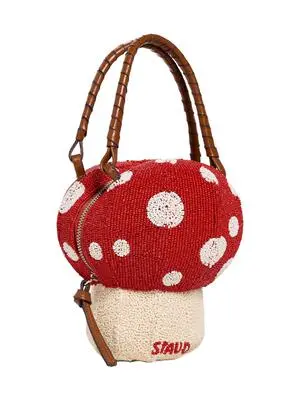 Staud Shroom Beaded Bag - Mushroom