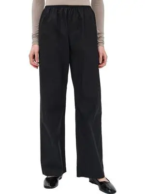 Donni. Poplin Simple Pants - Jet