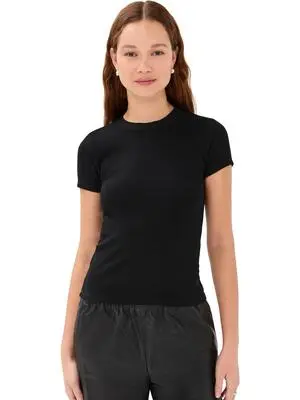 Sprwmn Ribbed Baby Tee - Black