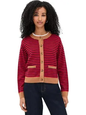 Xirena Lillian Cardigan - Red Stripe