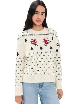 LE JEAN Ski Crewneck Sweater - Ski Lodge