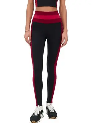 Beach Riot Mariella Leggings - Redwood Colorblock