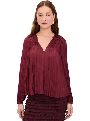 Ulla Johnson Electra Blouse - Claret