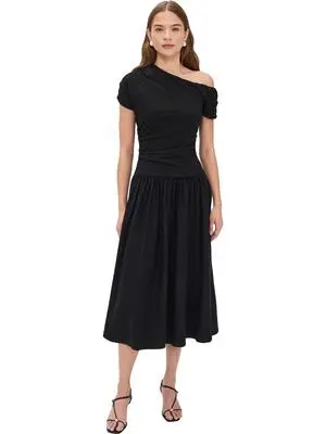 Merlette Lilou Midi Dress - Black