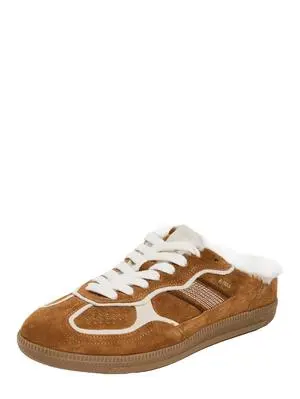 ALOHAS Shearling Mule Sneakers - Furry Tan