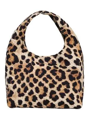 LOEFFLER RANDALL Kenzie Mini Bucket Clutch - Leopard